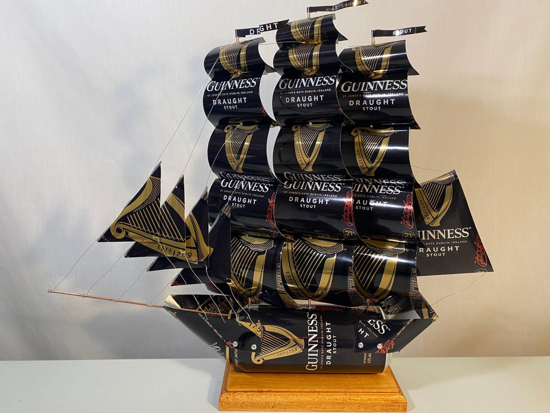 Guinness Draught Stout Beer Can Ship - Etsy