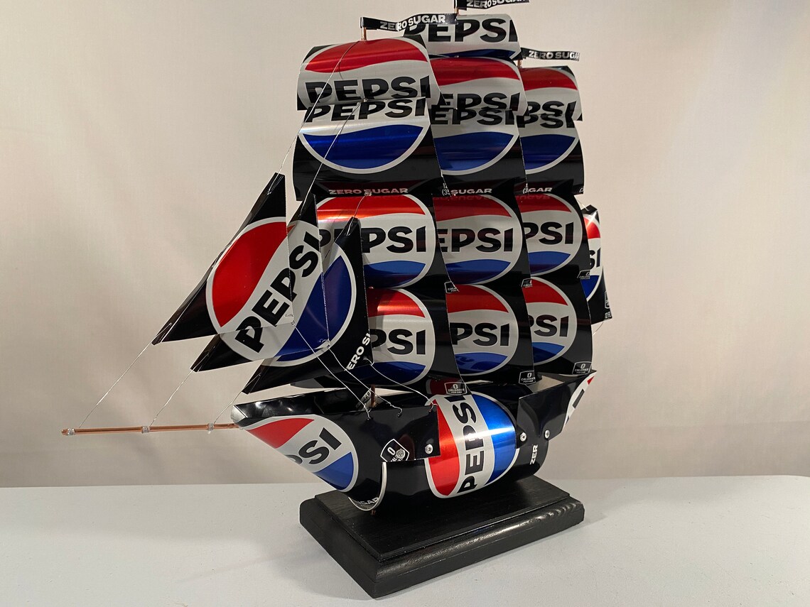 Pepsi Zero Sugar Soda Can Ship - Etsy