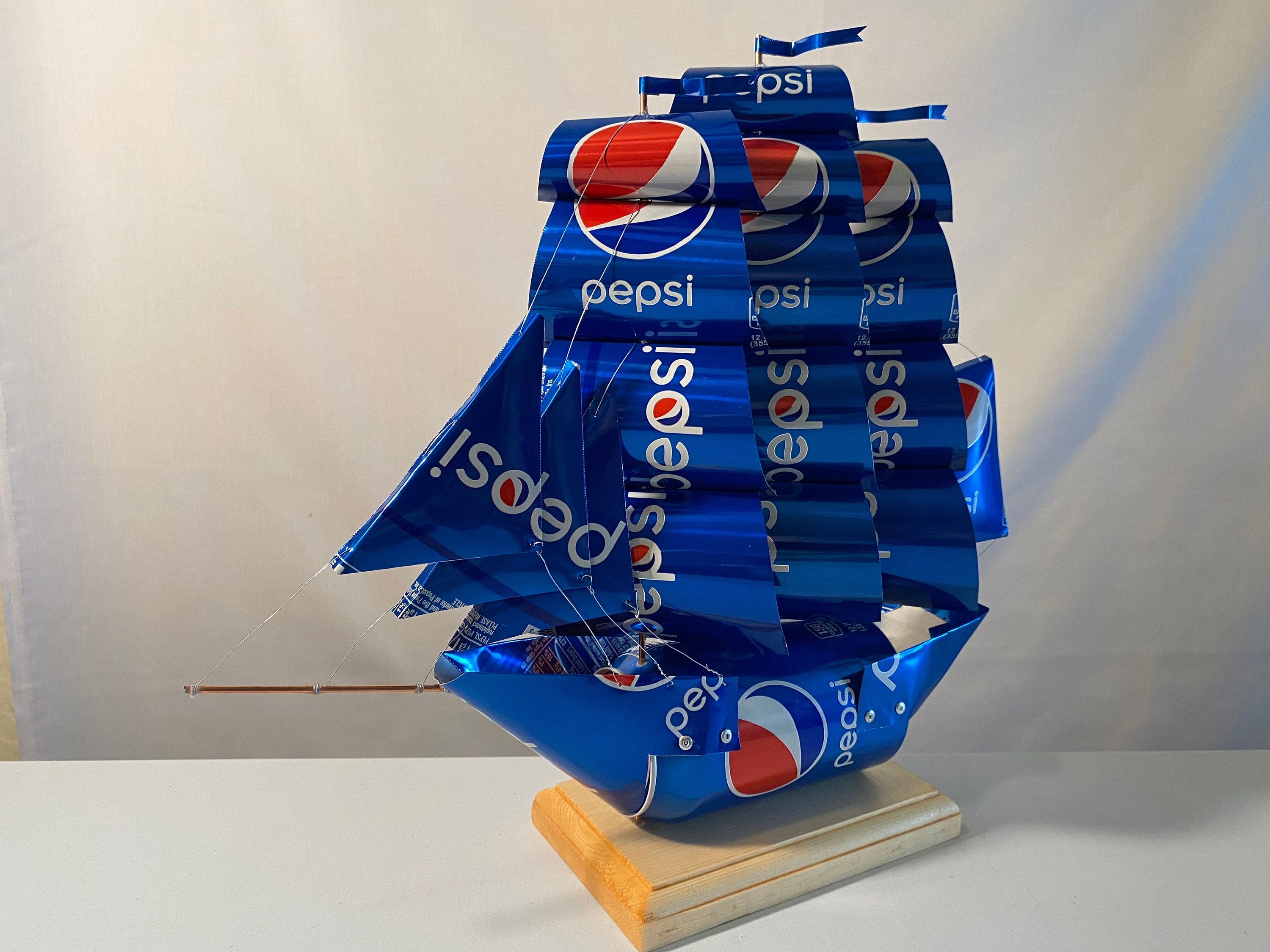 Pepsi Soda Can Ship - Etsy