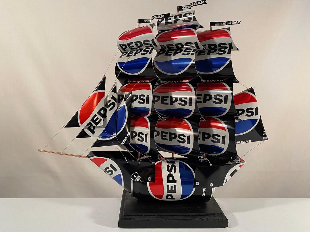 Pepsi Zero Sugar Soda Can Ship - Etsy
