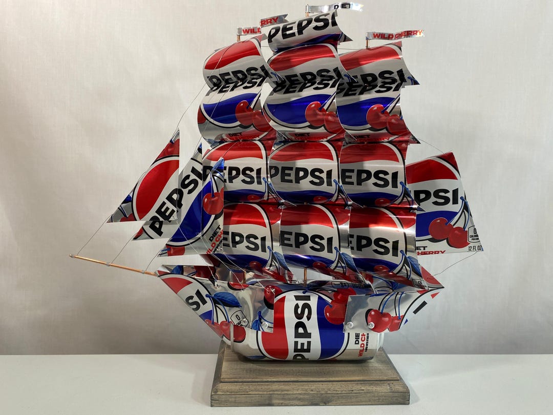 Pepsi Diet Wild Cherry Soda Can Ship - Etsy
