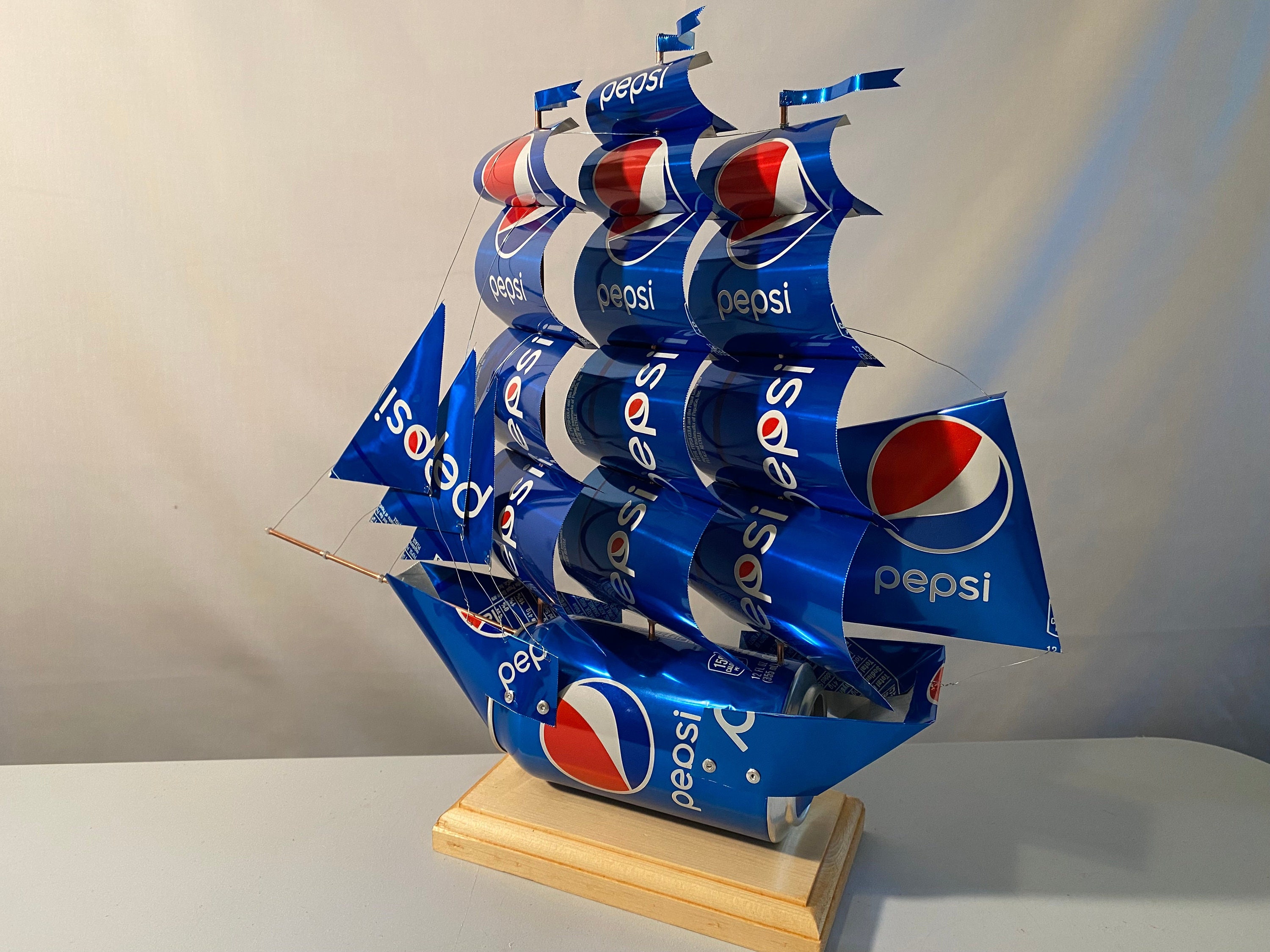 Pepsi Soda Can Ship - Etsy
