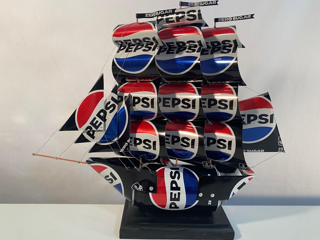 Pepsi Zero Sugar Soda Can Ship - Etsy