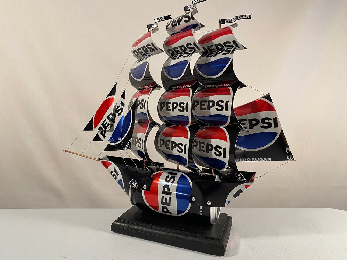 Pepsi Zero Sugar Soda Can Ship - Etsy