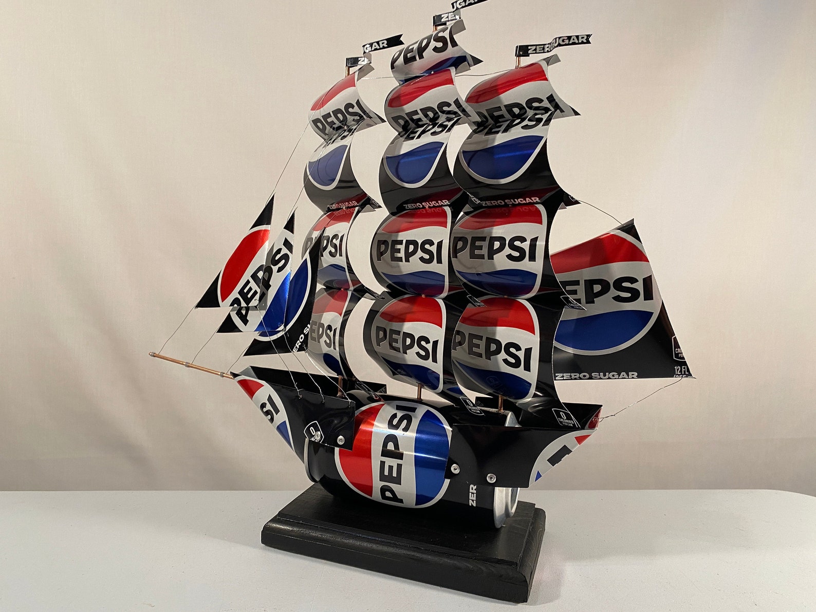 Pepsi Zero Sugar Soda Can Ship - Etsy