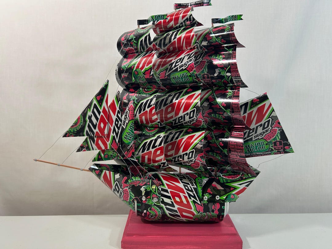 Mountain Dew Major Melon Zero Sugar Soda Can Ship - Etsy