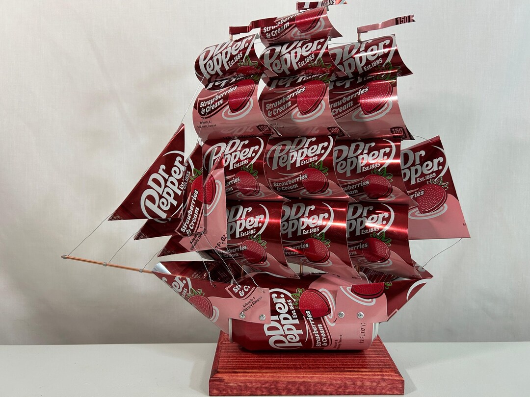 Dr Pepper Strawberries & Cream Soda Can Ship - Etsy