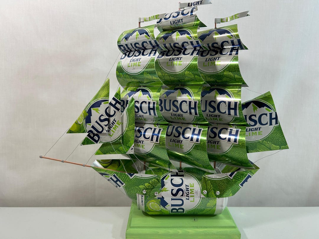 Anheuser Busch Light Lime Beer Can Ship - Etsy