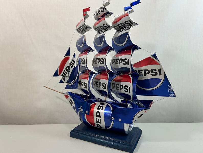 Pepsi Soda Can Ship - Etsy