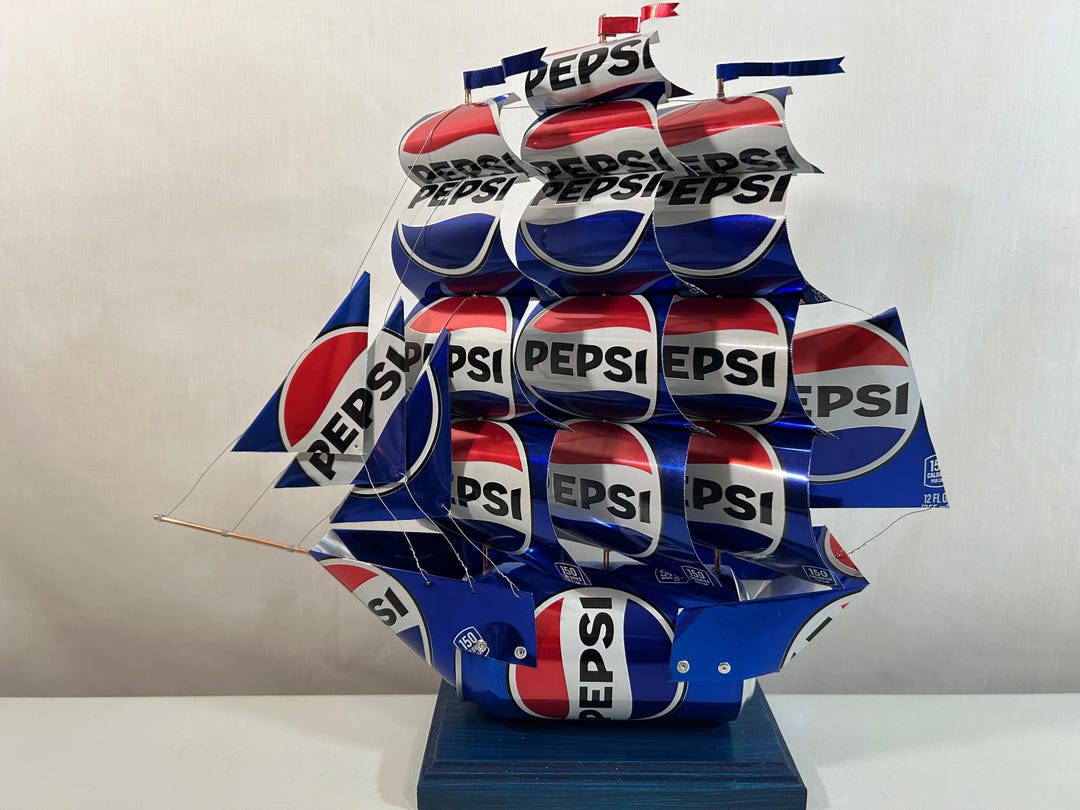 Pepsi Soda Can Ship - Etsy