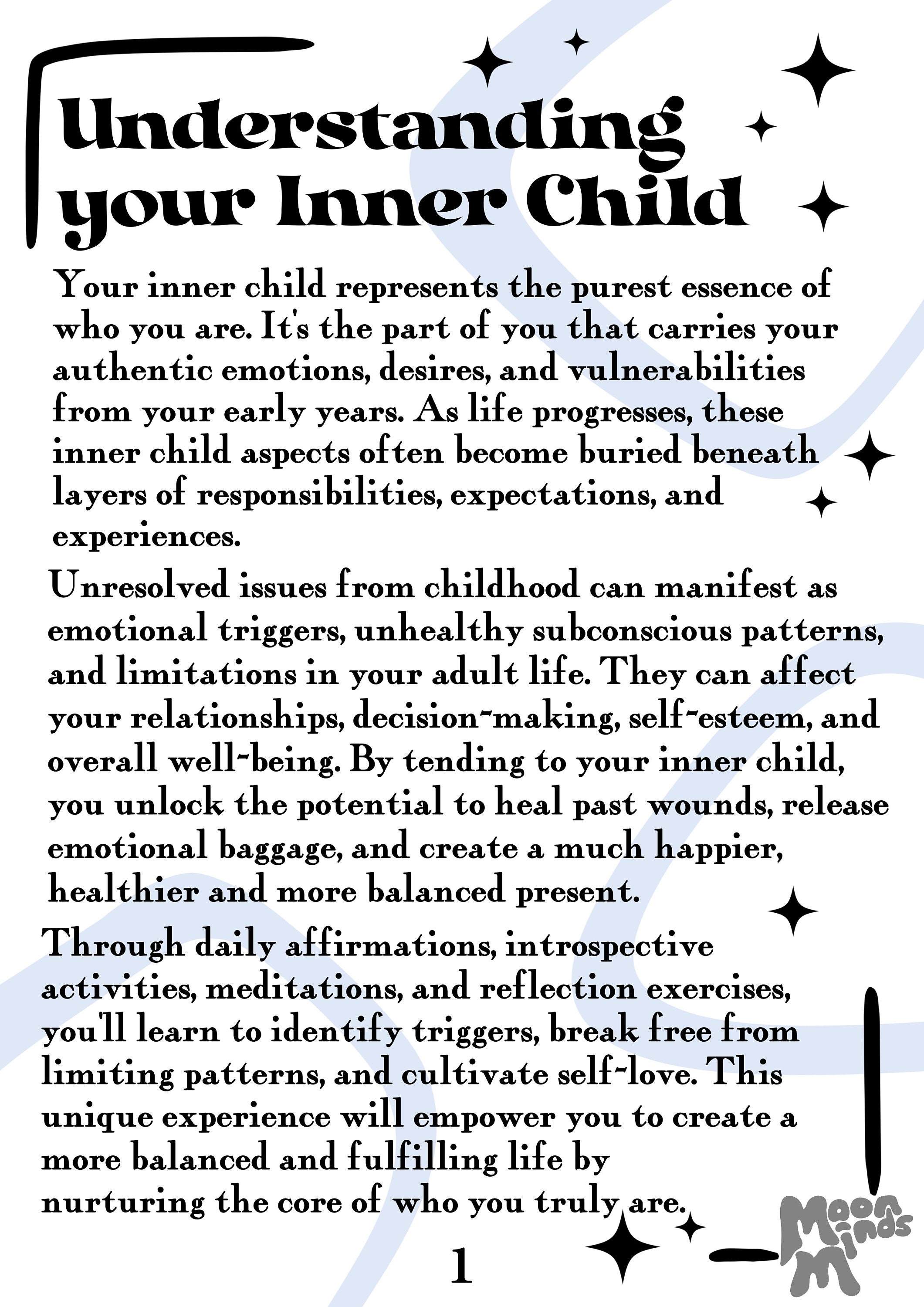 30 Day Inner Child Healing Guide Workbook, at Home Shadow Work 22 Page ...