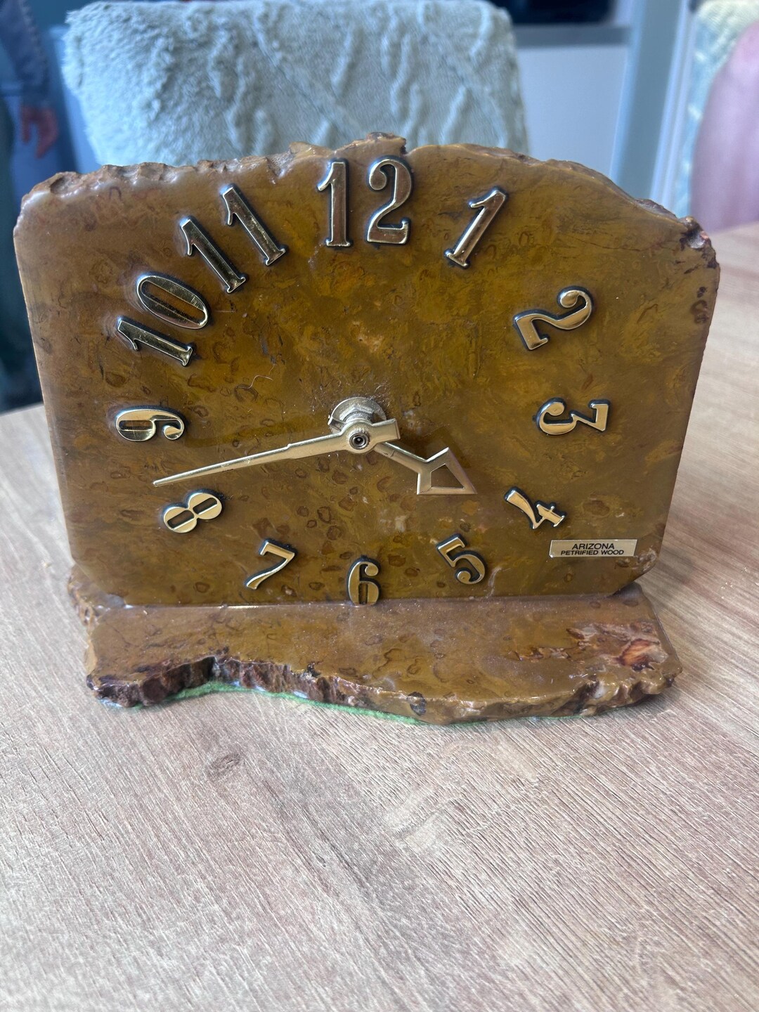 Arizona Petrified Wood Clock - Etsy