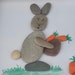 Rabbit Pebble Art Animal Pebble Art - Etsy