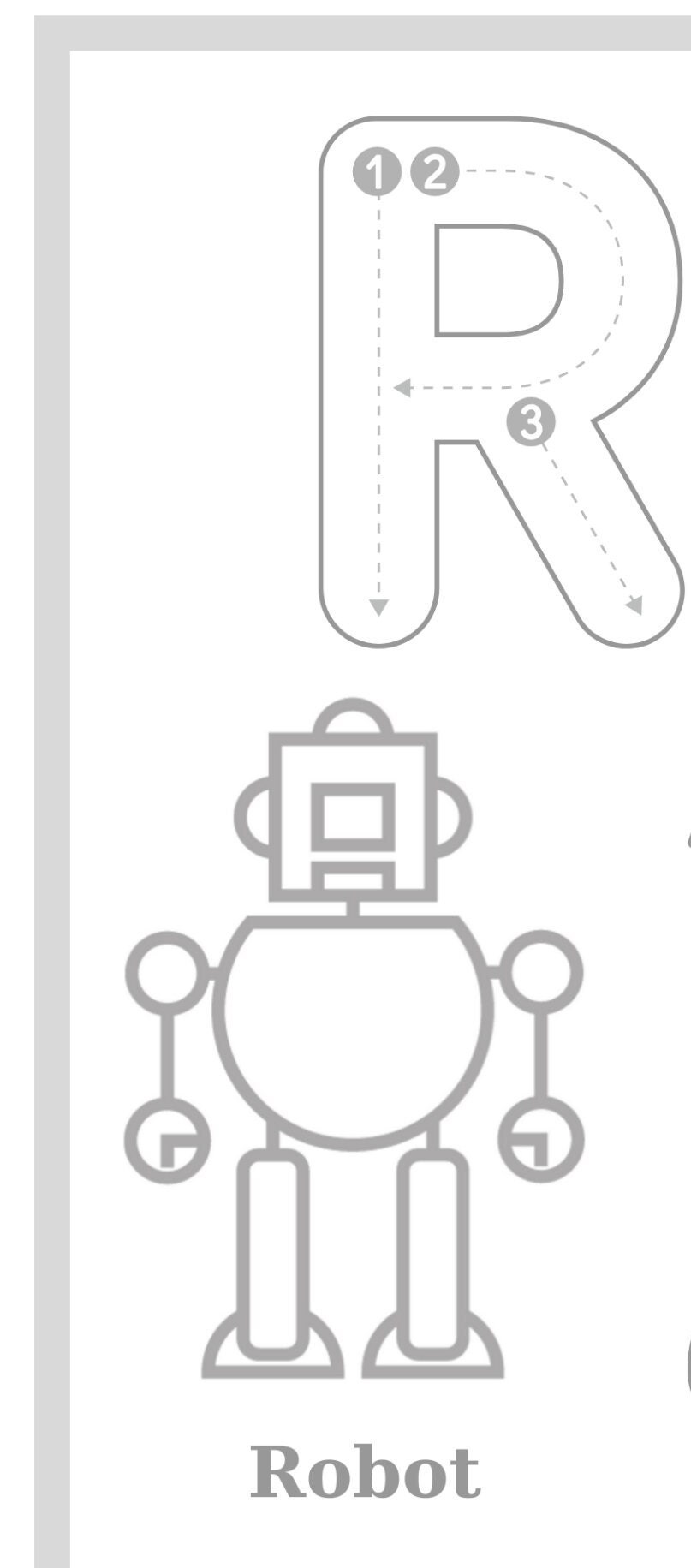 Alphabet Printable - Educational Fun - A to Z Coloring Pages for Kids ...