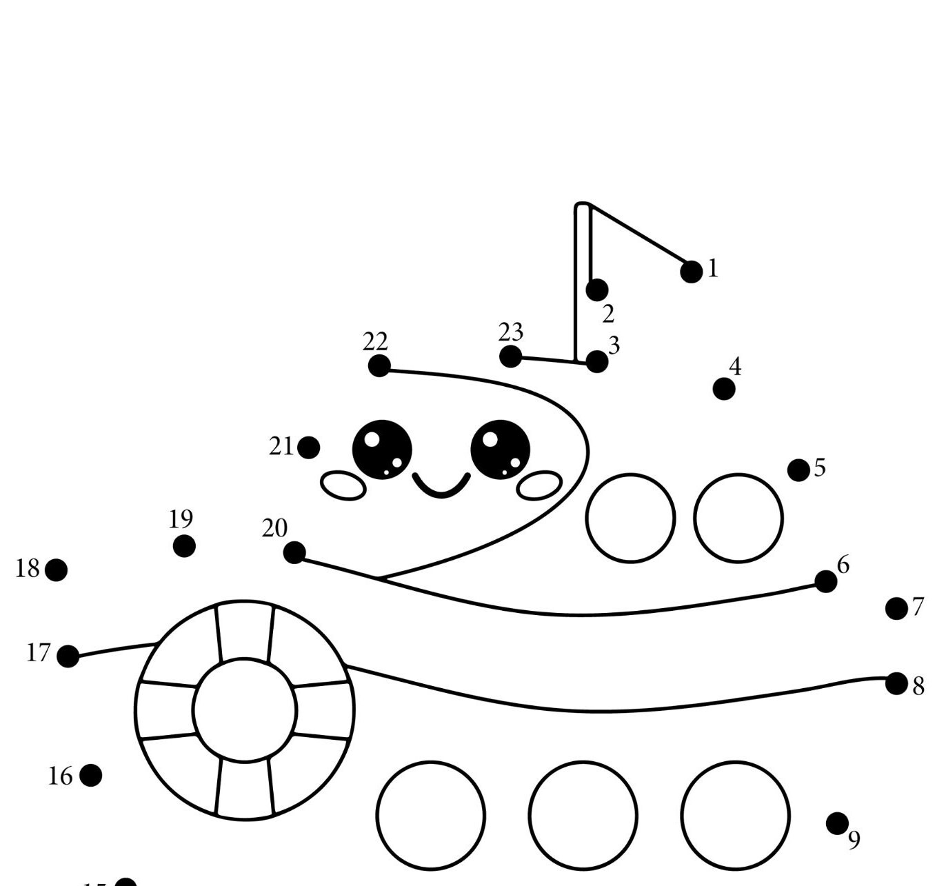 60 Vehicle Dot to Dot Activity Pages for Kids, PDF, Preschool - Etsy