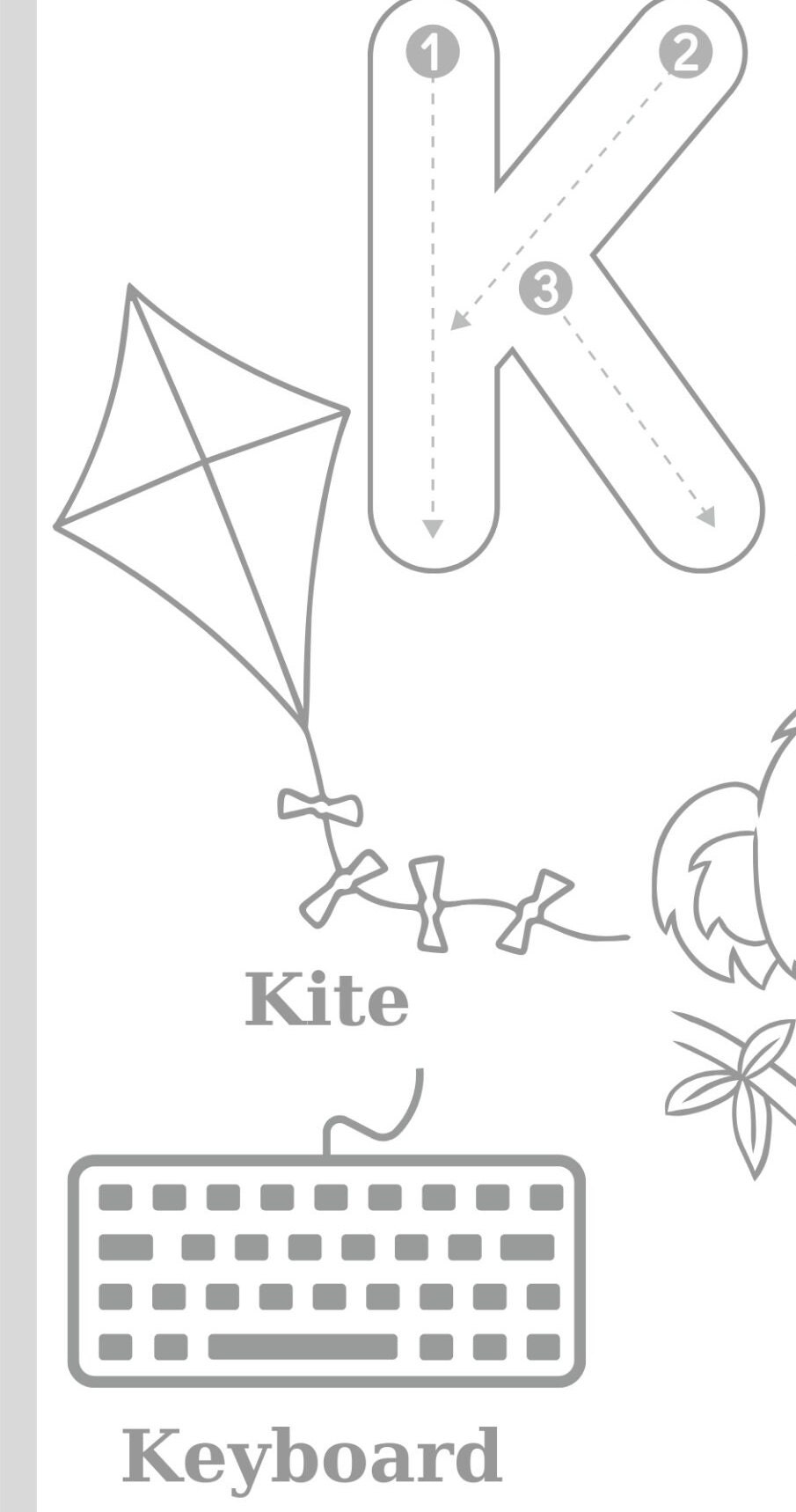 Alphabet Printable Educational Fun A to Z Coloring Pages for Kids ...