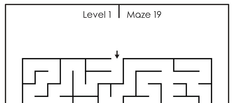 20 Maze Puzzle Pages - Printable Mazes for Kids and Adults - PDF ...