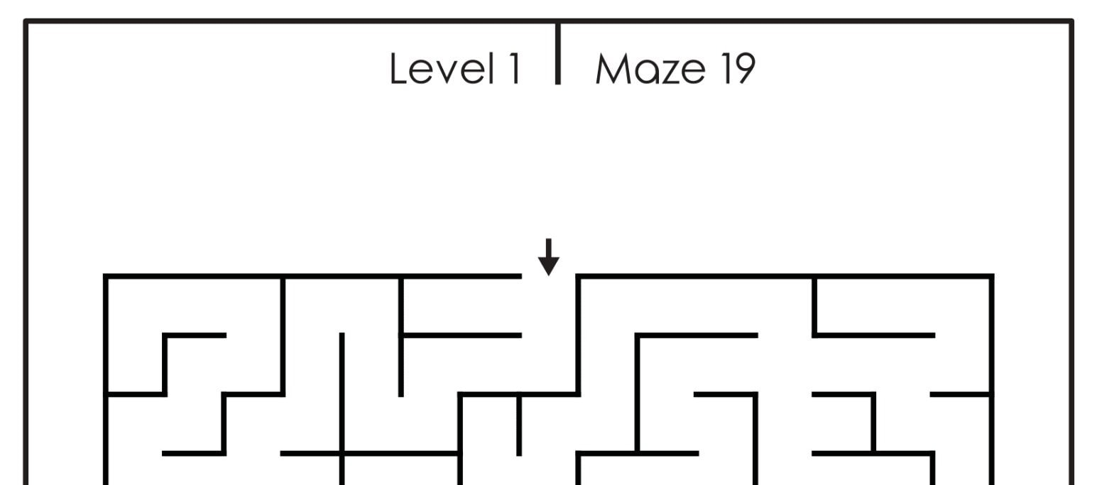 20 Maze Puzzle Pages - Printable Mazes for Kids and Adults - PDF ...