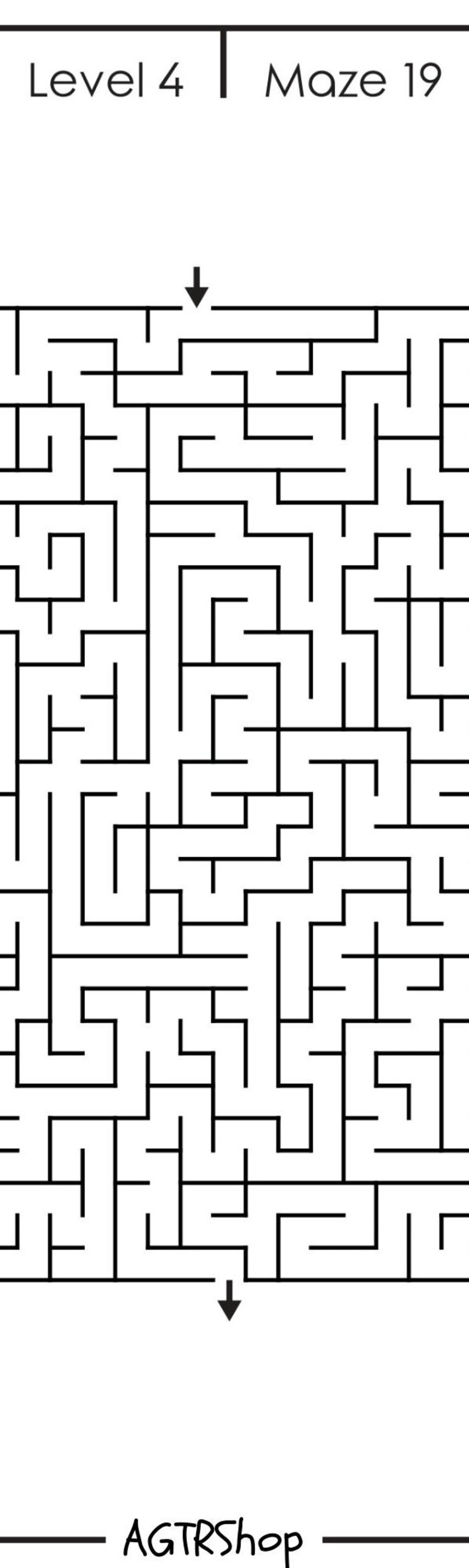 20 Maze Puzzle Pages - Printable Mazes for Kids and Adults - PDF ...