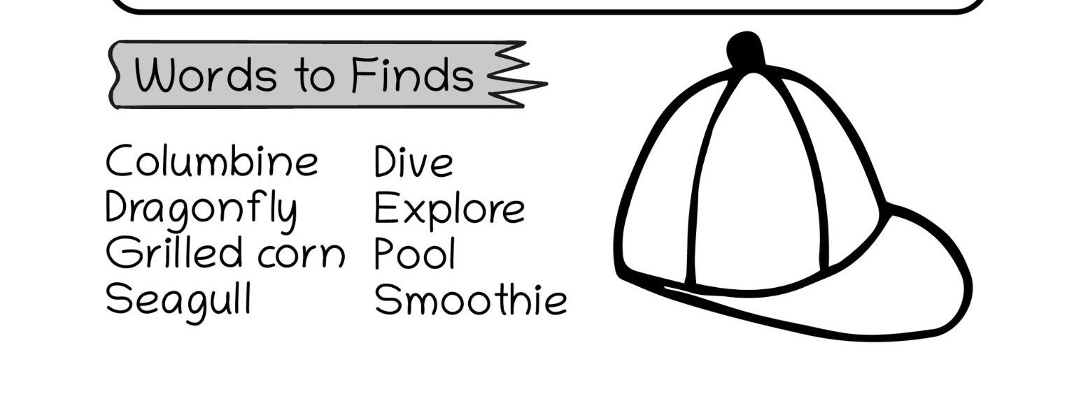 20 Page Printable Summer Word Search Set, Word Puzzle Activity for Kids ...