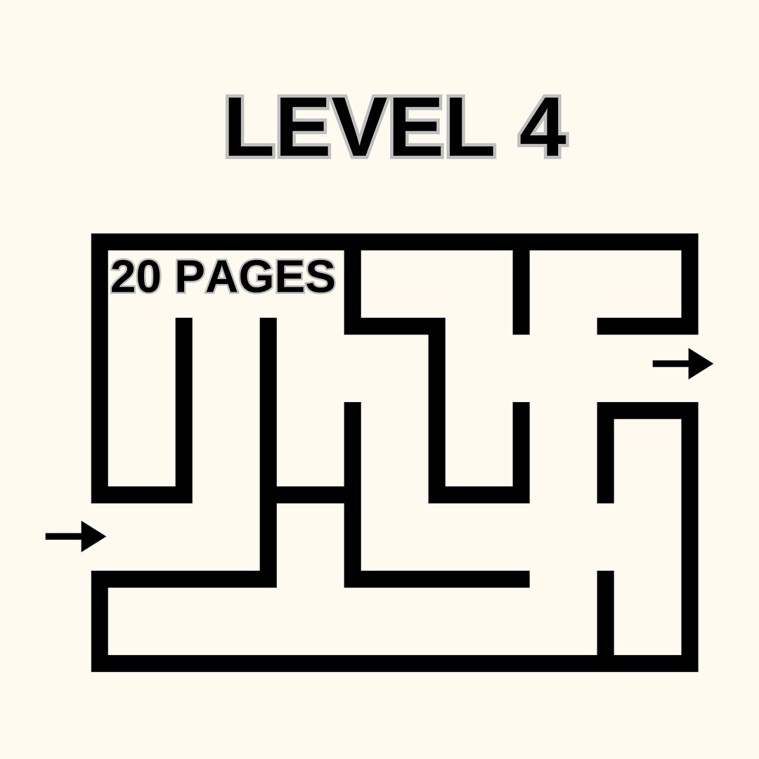 20 Maze Puzzle Pages - Printable Mazes for Kids and Adults - PDF ...