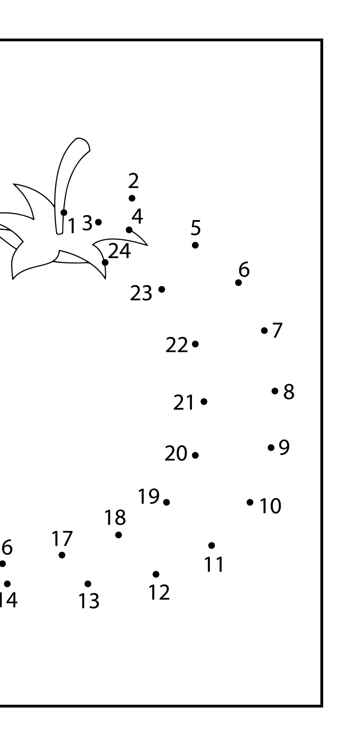 Summer Dot to Dot Activity: 20 Kids Printable Pages (PDF) - Etsy