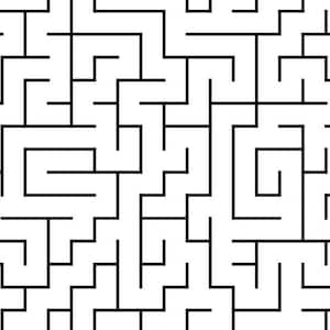 20 Maze Puzzle Pages - Printable Mazes for Kids and Adults - PDF ...