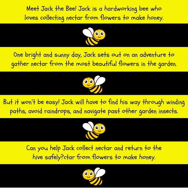 Printable Forest Adventure Mazes: Squirrel Sammy - Bee Jack - Bear ...