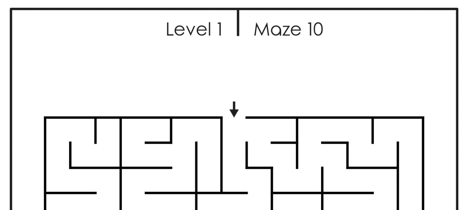20 Maze Puzzle Pages - Printable Mazes for Kids and Adults - PDF ...