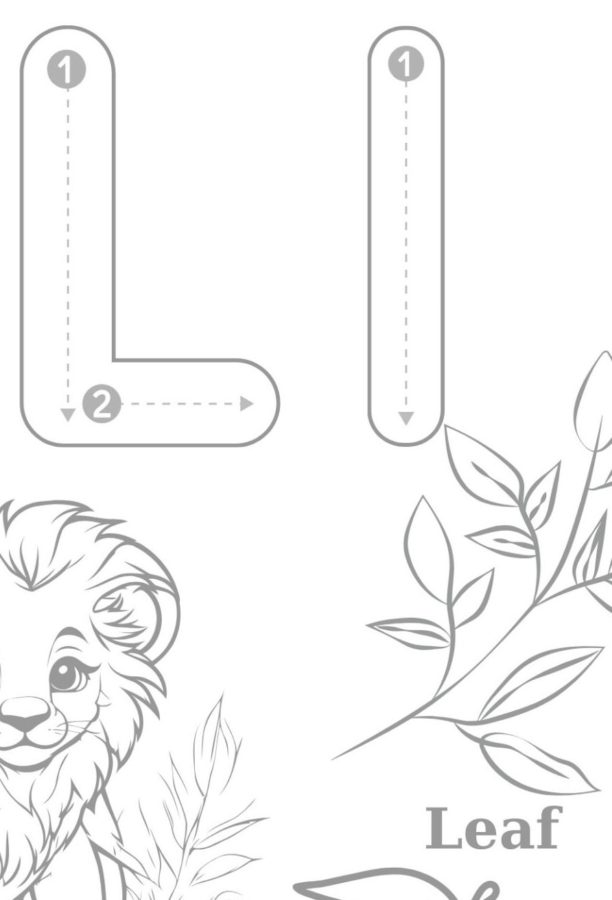 Alphabet Printable Educational Fun A to Z Coloring Pages for Kids ...