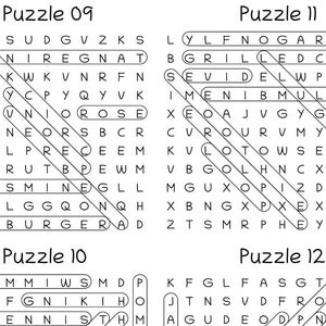 20 Page Printable Summer Word Search Set, Word Puzzle Activity for Kids ...