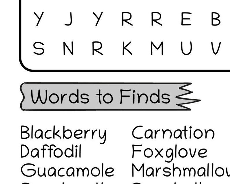 20 Page Printable Summer Word Search Set, Word Puzzle Activity for Kids ...