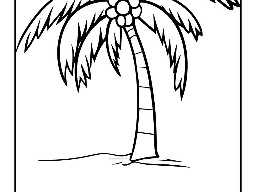 Summer Tree Coloring Pages Printables PDF 30 Pages - Etsy