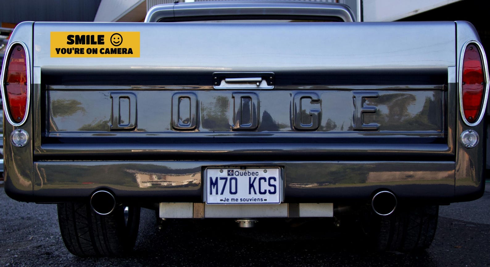 Smile You're on Camera Bumper Sticker, Security Warning Decal, Deter ...