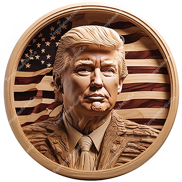 Trump Png Engraving - Etsy
