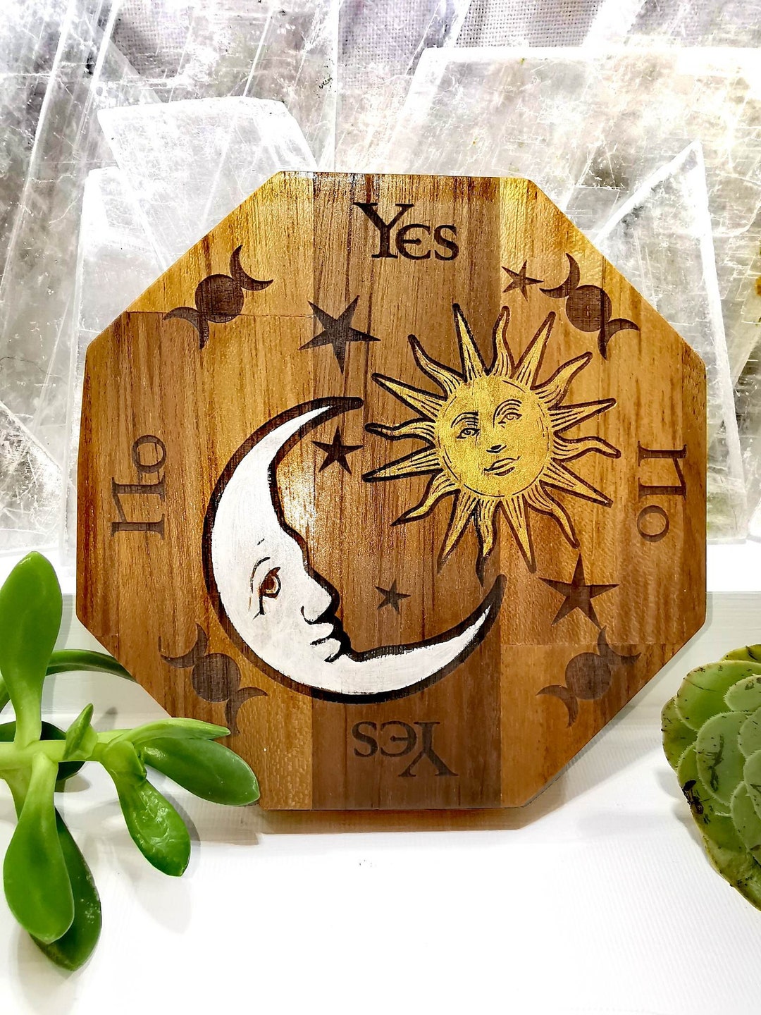 Pendulum Board, Divination, Dowsing, Spiritual, Solid Hardwood Standard ...