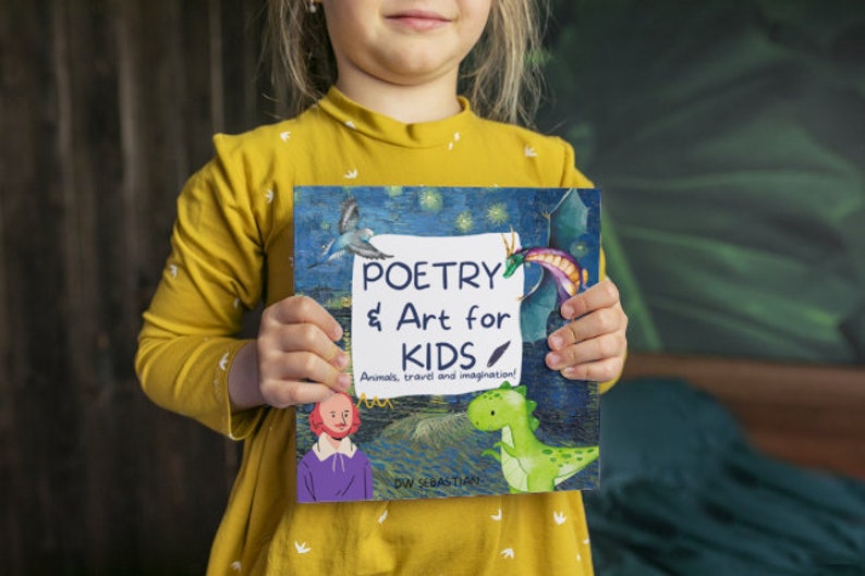 POETRY & Art for KIDS. 88 Pages. E Book, Printable Book for Kids. - Etsy