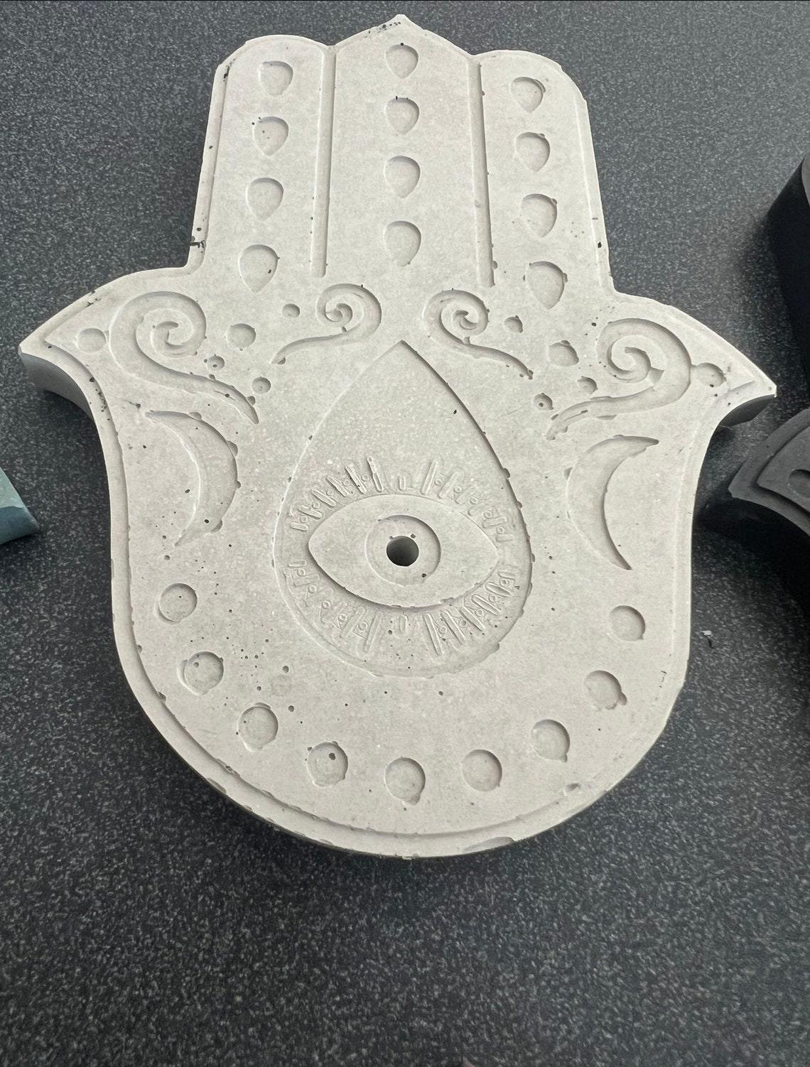 Hamsa Hand Incense Holders Meditation Gift Ideas Cement Creations Gift ...