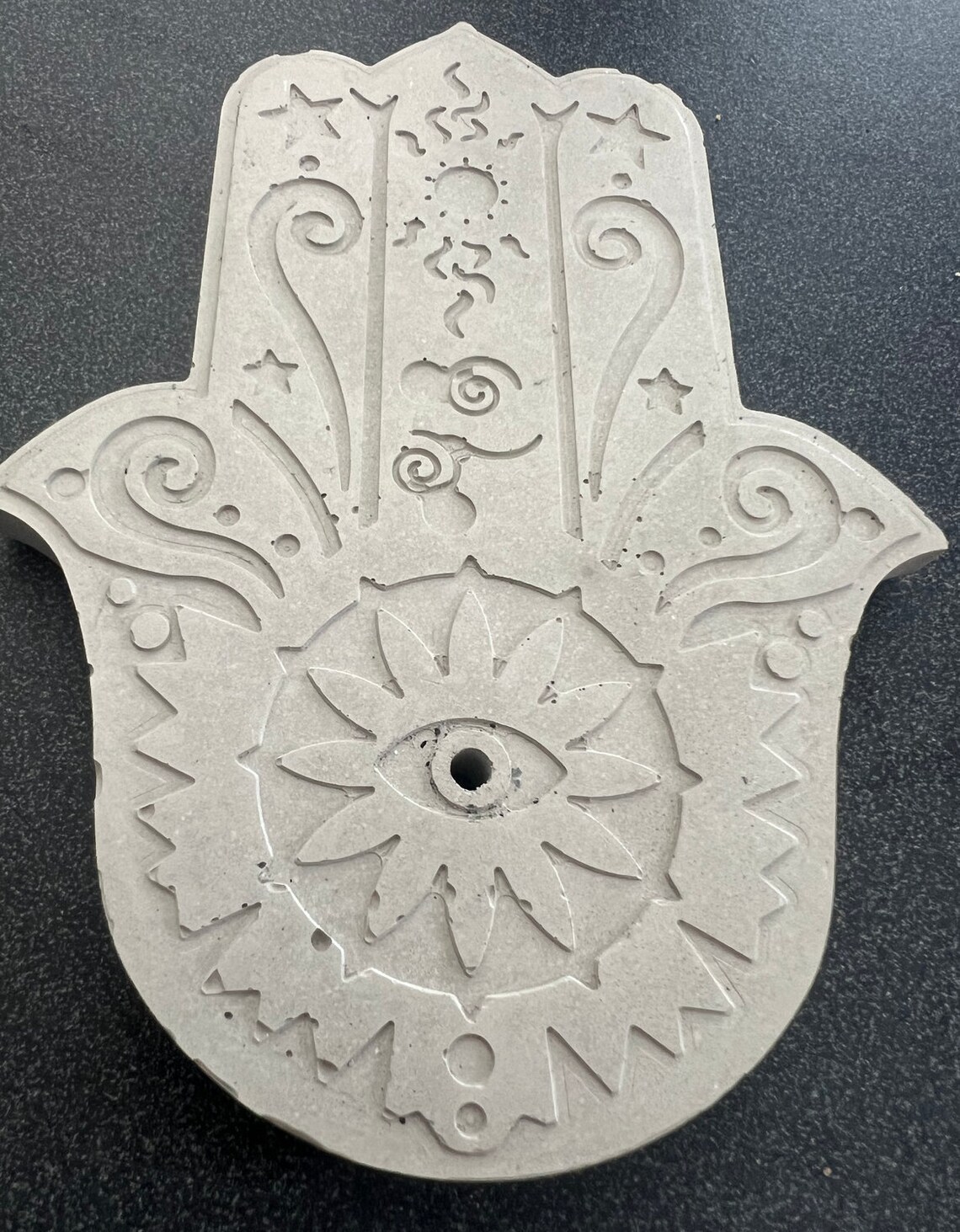 Hamsa Hand Incense Holders Meditation Gift Ideas Cement Creations Gift ...