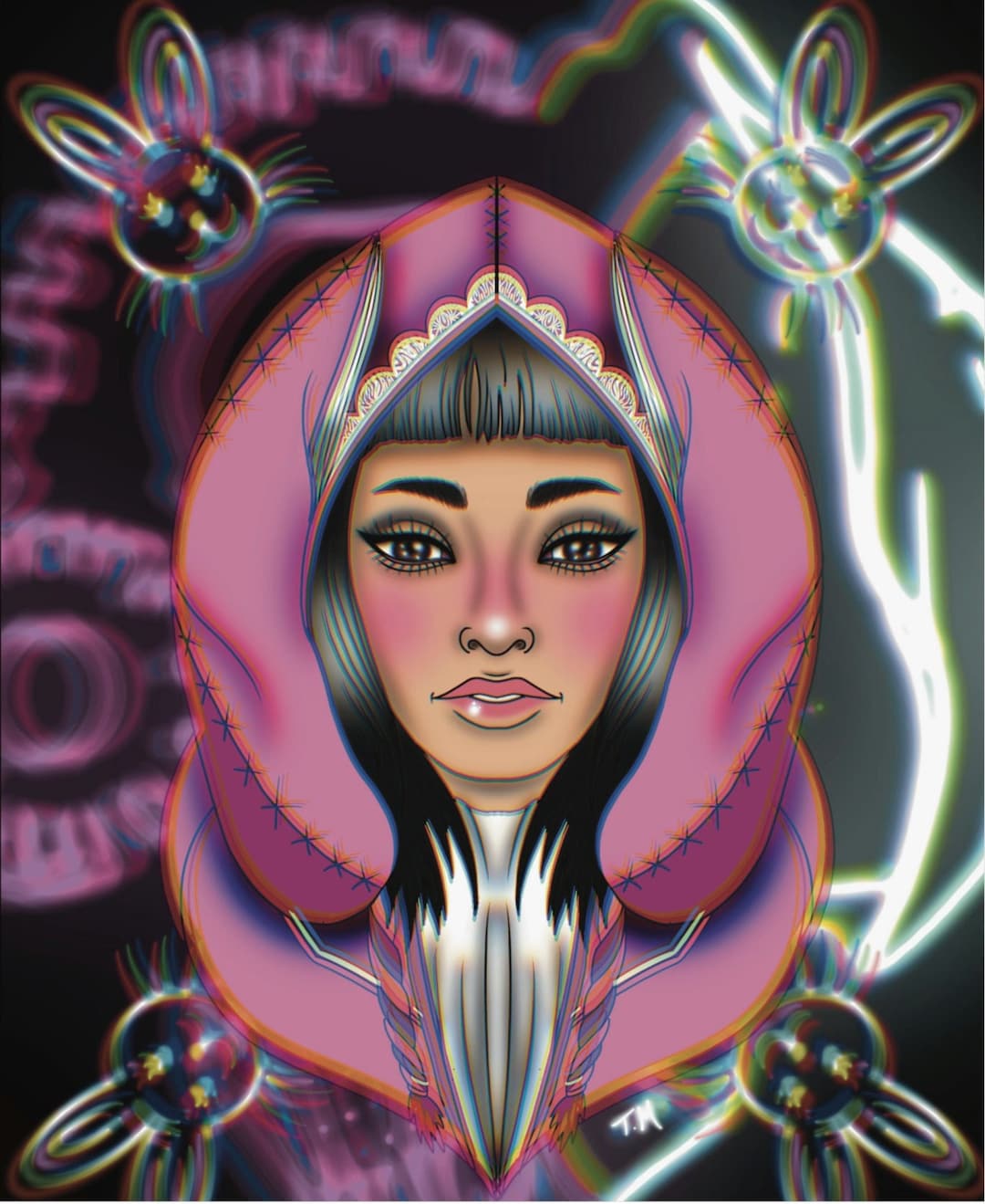 Dead by Daylight: Pink Bunny Feng Min - Etsy