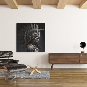 Strong Aztec Man No.5 //premium Digital Product Ai Clip Art Wall Paper ...