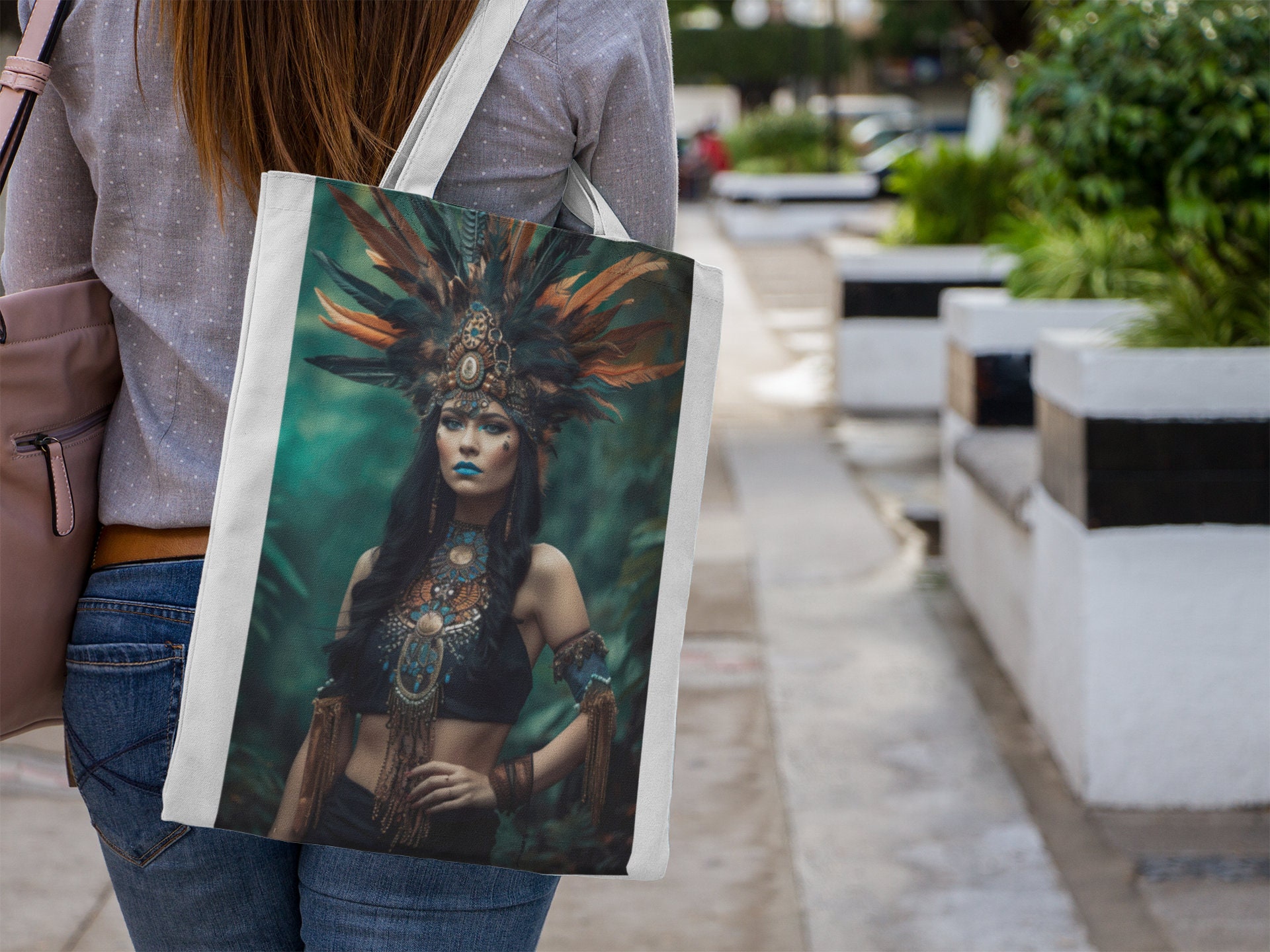 Beautiful Aztec Queen Woman Art18//premium Digital Product Ai Clip Art ...
