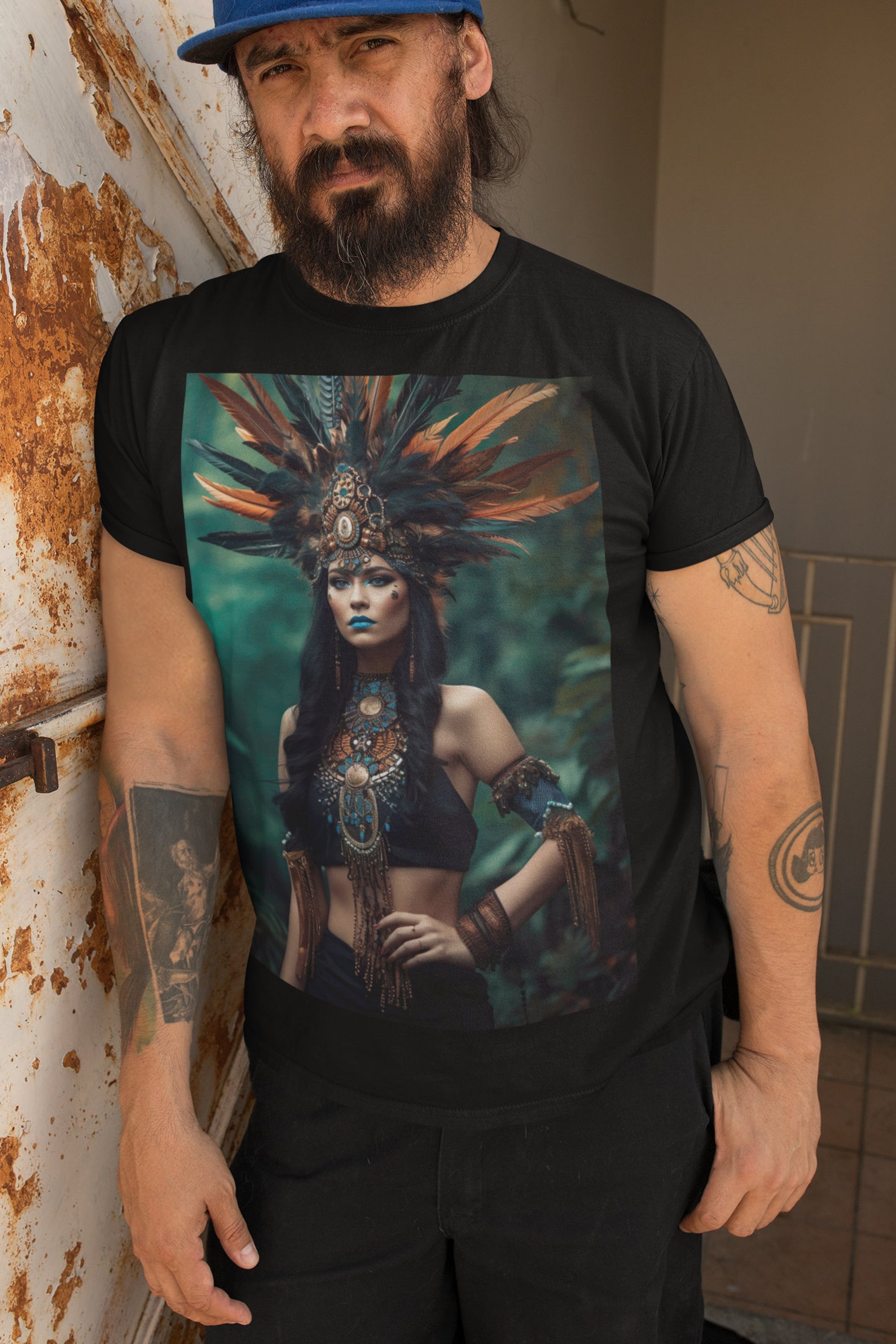 Beautiful Aztec Queen Woman Art18//premium Digital Product Ai Clip Art ...