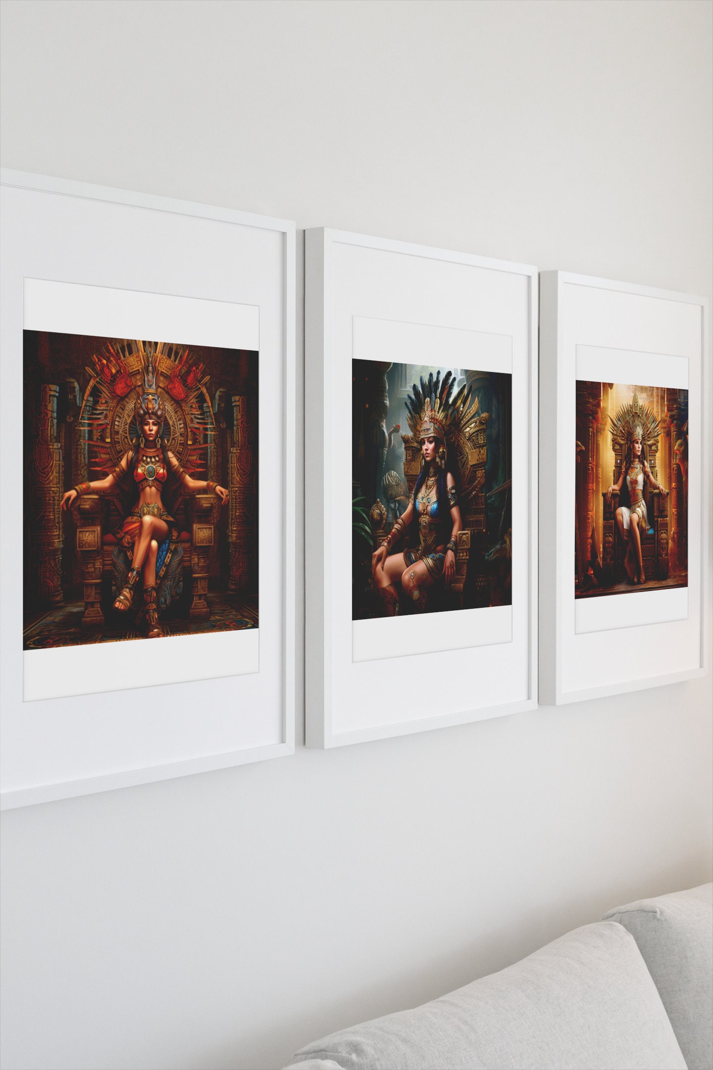 Beautiful Aztec Queen Woman No.10 //premium Digital (Download Now) - Etsy