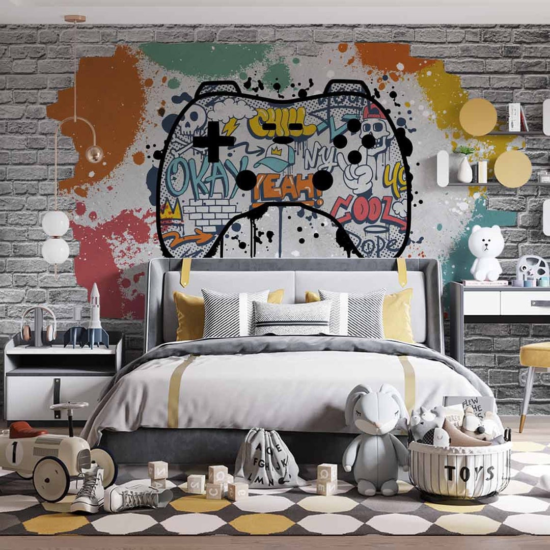 Gamer Wallpaper for a Children's Room Joey Style 1 . You - Etsy