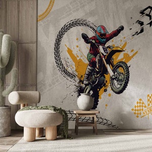 Motorcycle Wallpaper for a Children's Room, Joey Style, the Child's ...