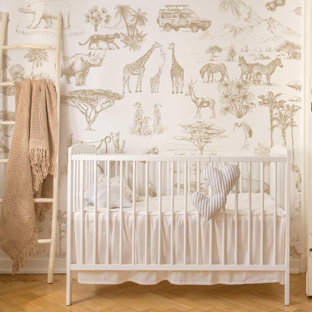 Dutch Wallpaper, for a Children's Room, in Retro Style Emily Design - Etsy