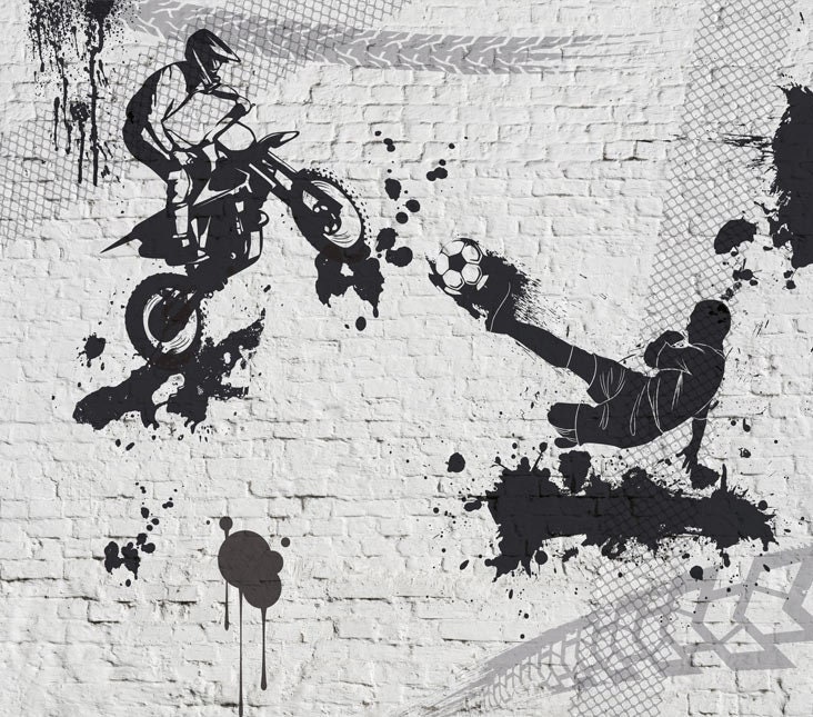 Graffiti Wallpaper for a Bedroom, Mikey Style - Etsy