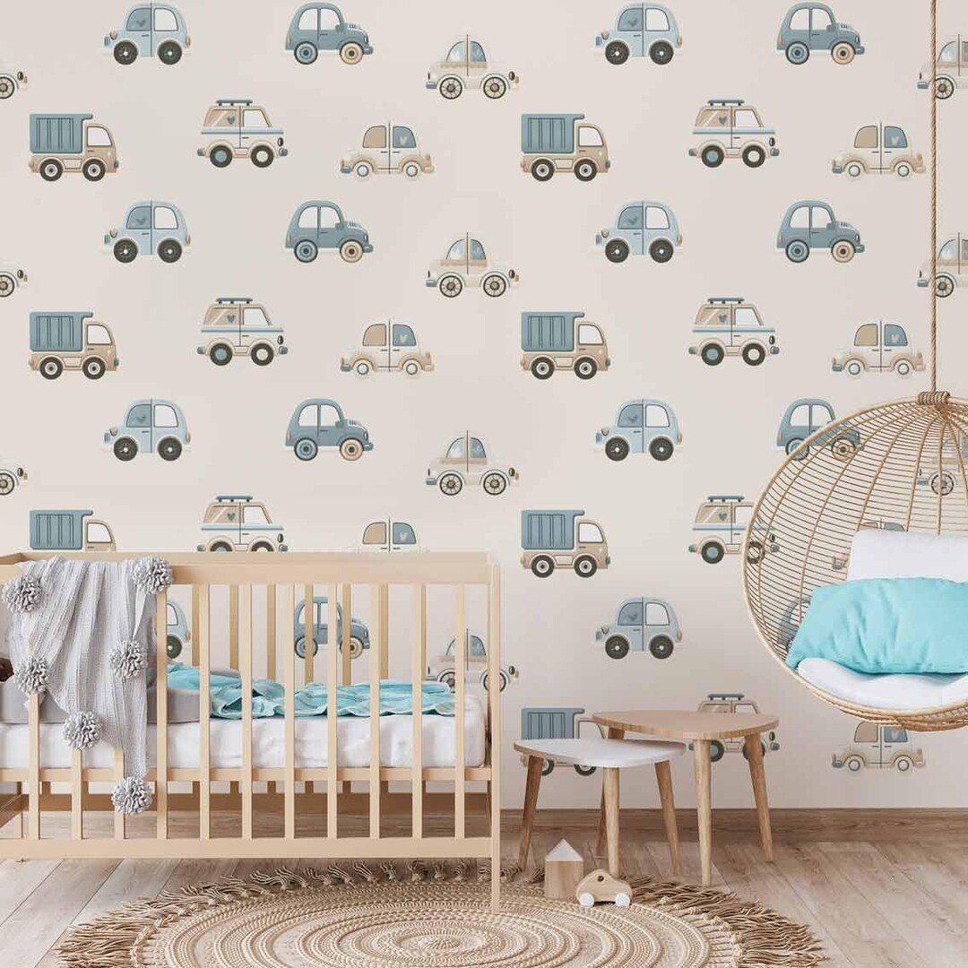 Cars Wallpaper for a Children's Room, Dominic Style 16. You Can Add the ...