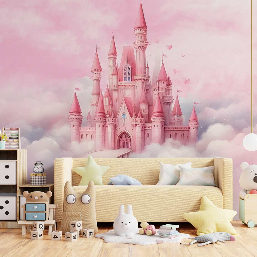 Princess Wallpaper, for a Children's Room, a Trip to Mars - Etsy